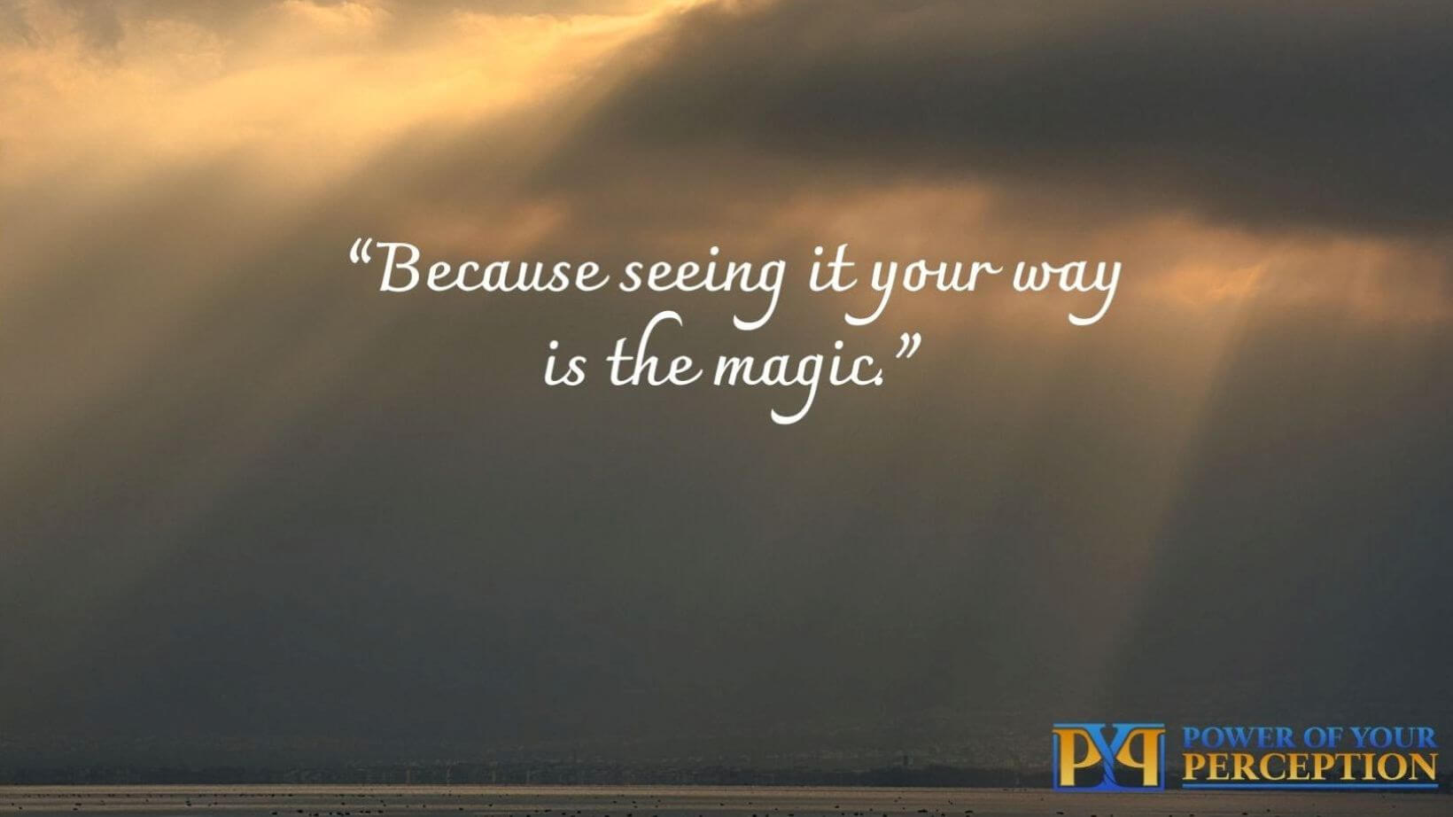 The Power of Your Perception site Insightful and Inspiring